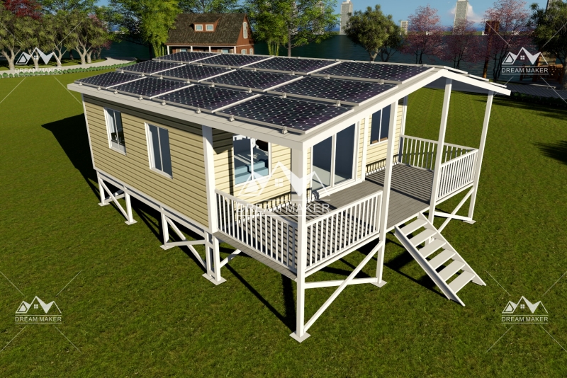 Solar Panel Expandable Container House