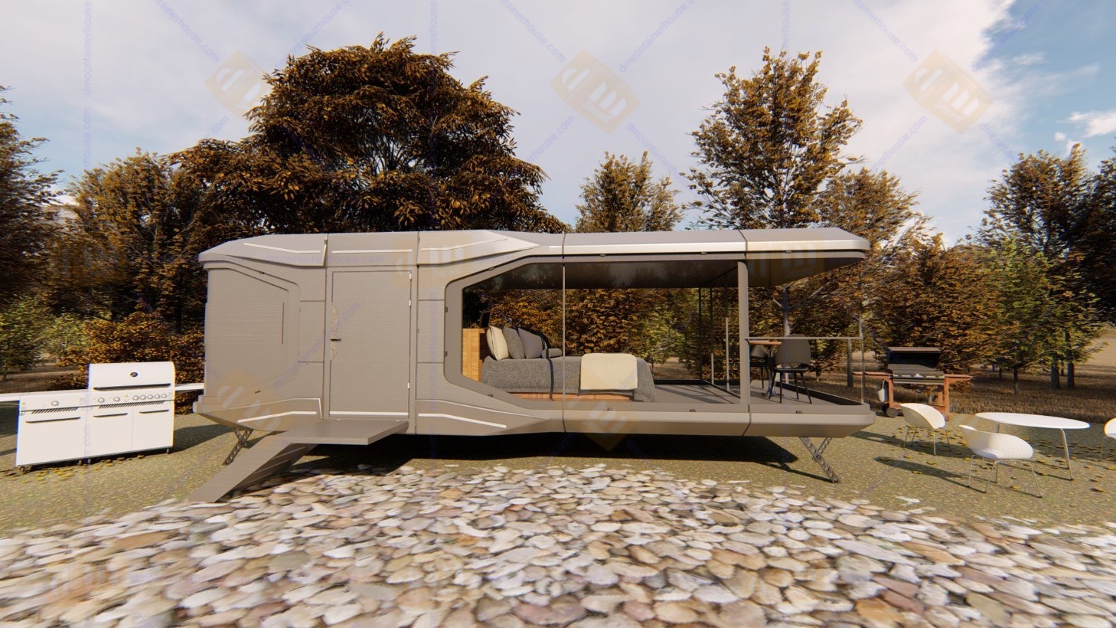 Space Capsule Container House: The Ultimate Blend - Dream Maker Modular ...