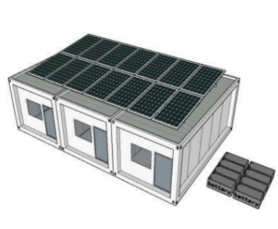 Solar Panel Expandable Container House